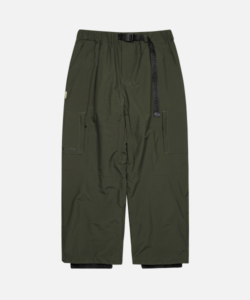 MUSINSA | HELLOW 24 Pampas 2L Pants Deep Olive Green