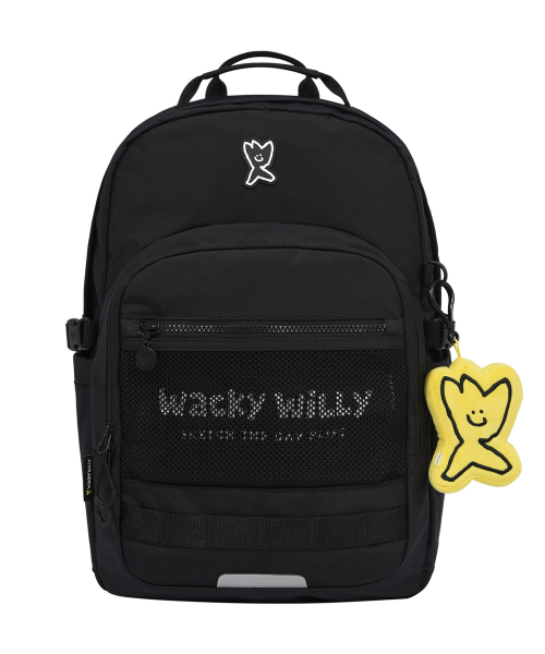 MUSINSA | WACKY WILLY Flight 25L Backpack Black