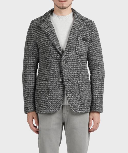 빠니깔레(PANICALE) 그레이 울 혼방 니트 재킷 - 사이즈 & 후기 | 무신사