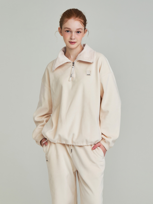 MUSINSA | P LABEL Double Microfiber Half Zip T-Shirt MW4WE418