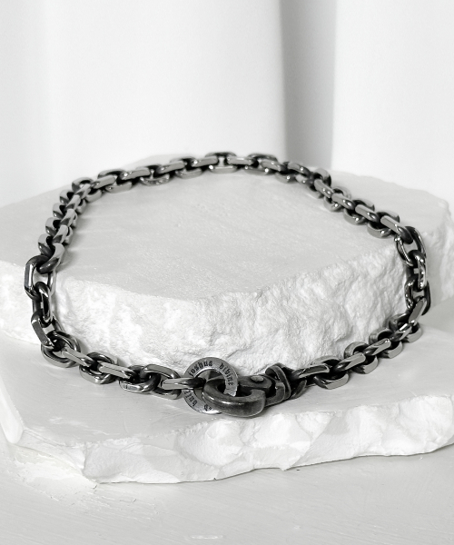 MUSINSA | BLESSED BULLET Blackline Original Chain Necklace_10mm