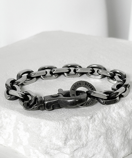 MUSINSA | BLESSED BULLET Blackline Original Chain Bracelet_10mm