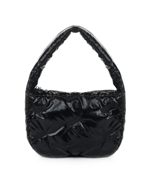 MUSINSA | NICK&NICOLE NICOLE HOBO PADDING BAG_BLACK