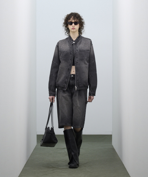 MUSINSA | STANDARDERROR 87-STAN115 [Natural] Vintage Washed Biker Panel ...