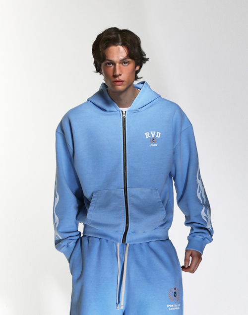 MUSINSA | RVD (American Casual Campaign) 1300g Pigment Overfit Flame ...