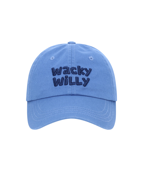 와키윌리(WACKY WILLY) 와키윌리 타이포 볼캡 블루 - 사이즈 & 후기 | 무신사