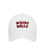WACKY WILLY Wackywilly Typo 棒球帽（象牙白） (Creatrip)