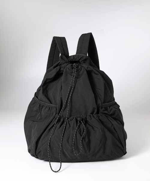 MUSINSA | YELLOWSTONE Cargo String backpack - Black