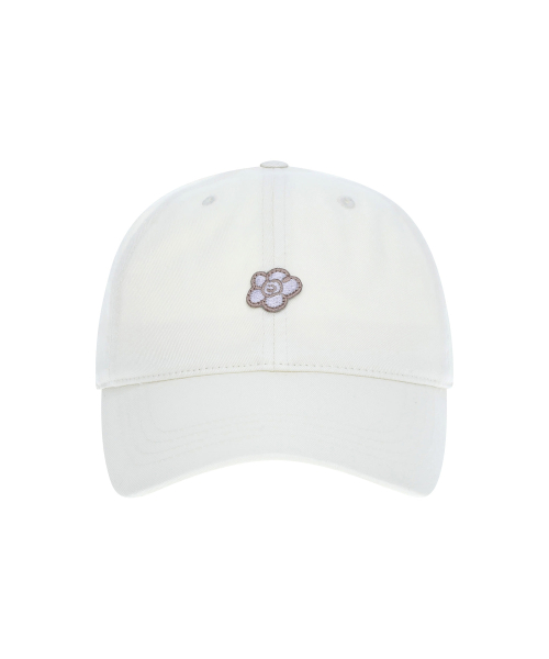 MUSINSA公式 | WACKY WILLY Lily Basic Fit Ball Cap Ivory