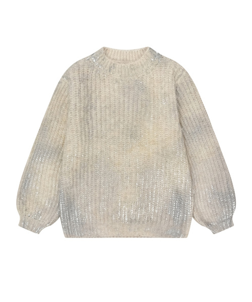 MUSINSA | THE GREATEST Silver Knit Woman