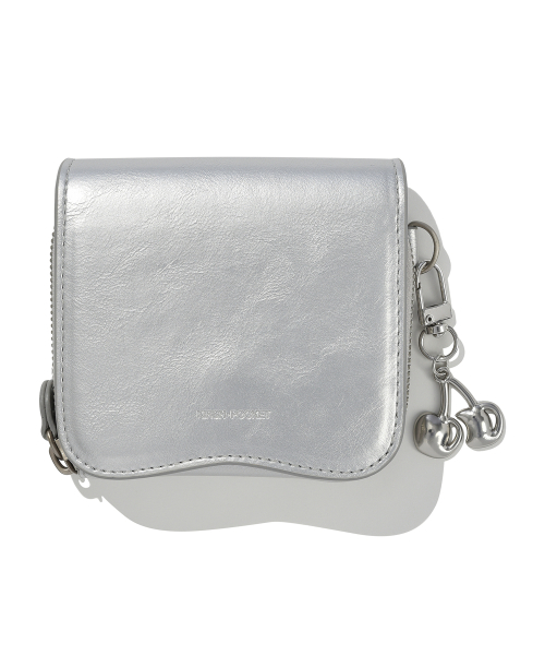 MUSINSA | KIRSH Pocket Signature Card Wallet [Silver]