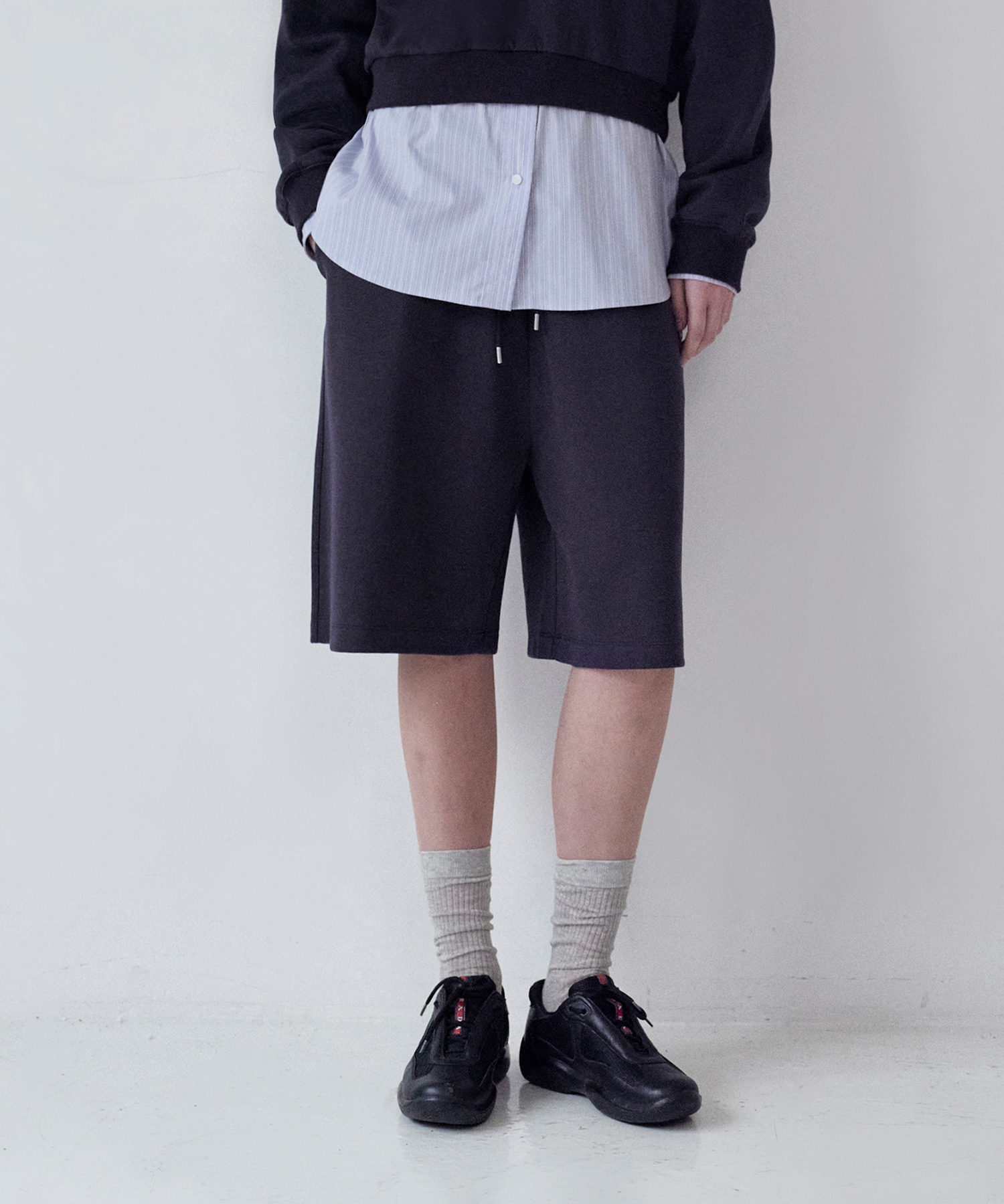 Kirsh Plain 半鬆緊短褲 (深海軍藍) (Creatrip)