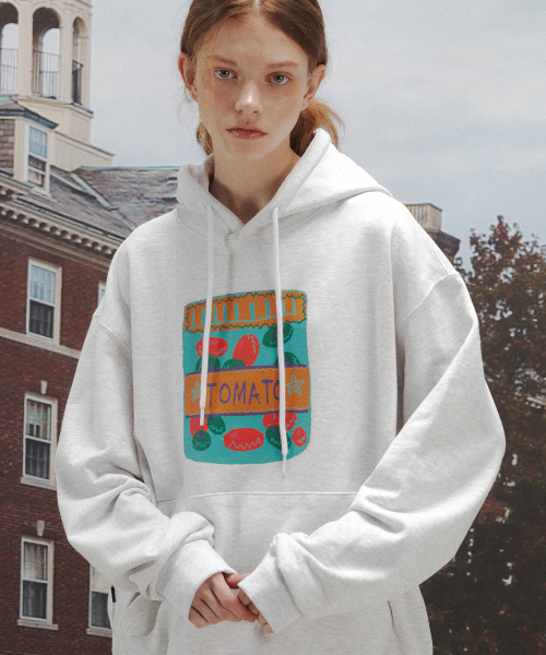 MUSINSA公式 | CPGN STUDIO Tomato Hoodie Melange White