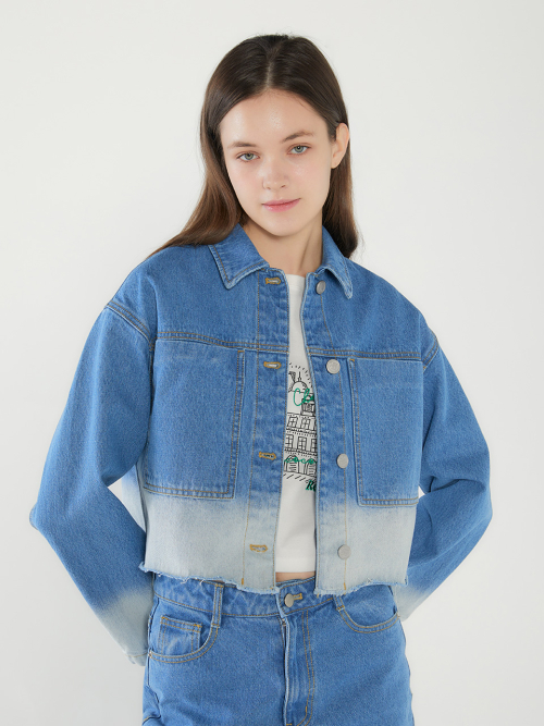 리에떼(REETE) bleached denim jacket- U1C12DJK920 - 사이즈 & 후기 | 무신사