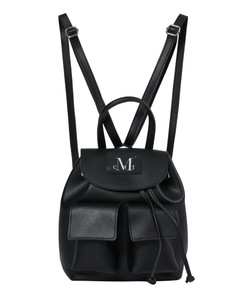 MUSINSA | MUCENT Aren Two Pocket Leather Mini Backpack Unisex