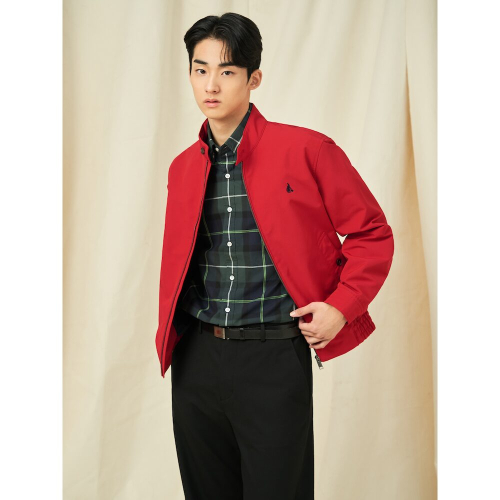빈폴 멘(BEANPOLE MEN) [Essential] 해링턴 재킷 레드 - 사이즈 & 후기 | 무신사