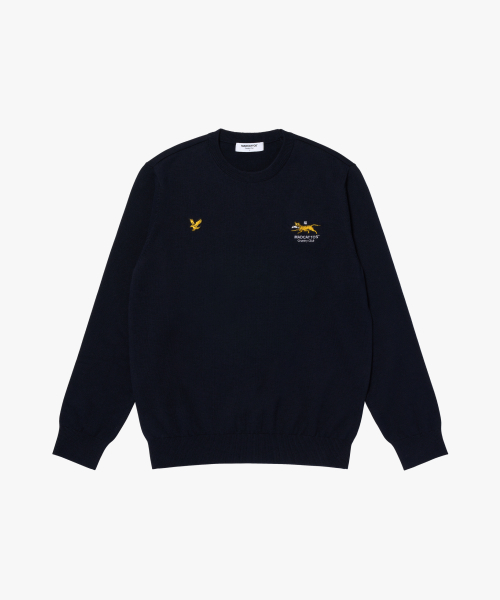 매드캐토스 컨트리클럽(MADCATTOS COUNTRY CLUB) MCC X LYLE&SCOTT M LS SWEATER-NAVY ...