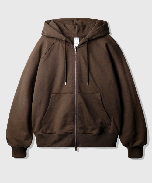 제멋(JEMUT) 루나 레글런 벌룬 후드집업 브라운 KJHD2613 - 사이즈 & 후기 | 무신사