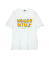 WACKY WILLY 字母印花短袖 T 恤（白色） (Creatrip)