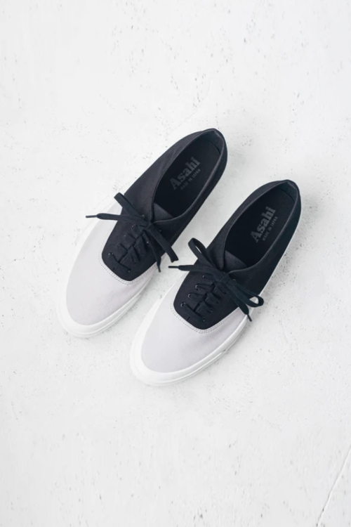 아사히 슈즈(ASAHI SHOES) [ASAHI SHOES] ASAHI DECK TWO-TONE - GRAY/BLACK ...