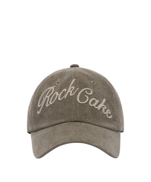 락케이크(ROCKCAKE) Script Pigment Ball Cap - Khaki - 사이즈 & 후기 | 무신사