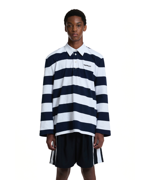 트렁크프로젝트(TRUNK PROJECT) Striped Rugby Polo - 사이즈 & 후기 | 무신사