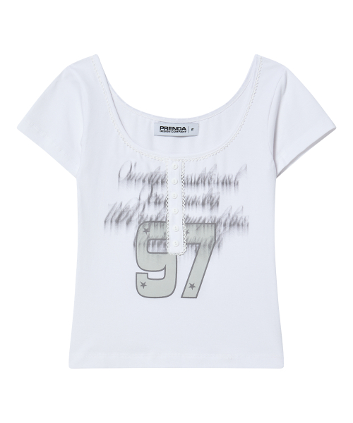 'LETTERING 97 BUTTON TEE WHITE' 최저가 검색, 최저가 28,500원 - 할인 알림