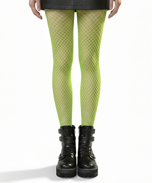 로맨틱타이거(ROMANTIC TIGER) Fishnet Tights (Yellow) - 사이즈 & 후기 | 무신사