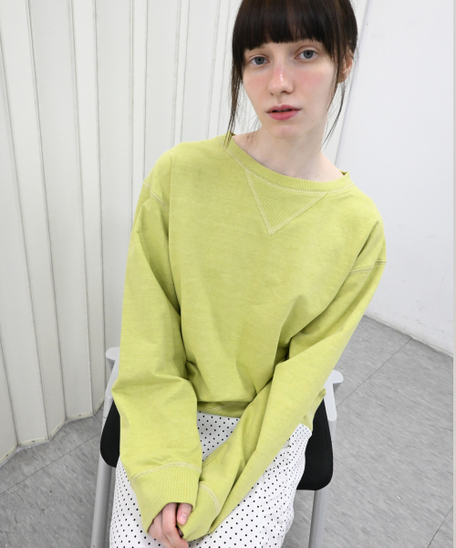 싹(SAKK) Bowling light sweatshirt stone yellow - 사이즈 & 후기 | 무신사