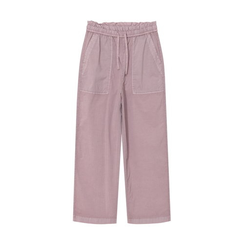 나우(nau) W 가먼트다잉 뱀부 세미루즈 팬츠 Grayish Pink - 사이즈 & 후기 | 무신사