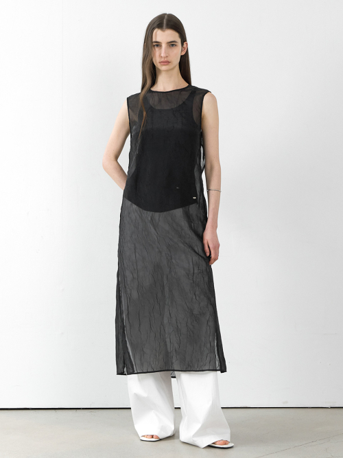 아틀리에 나인(ATELIER NAIN) CREASE SLIT ONE PIECE(OP-6282) - 사이즈 & 후기 | 무신사