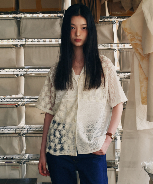 프리터(FRITUR) Dandelion Patchwork Shirt Ivory_F252ST01 - 사이즈 & 후기 | 무신사