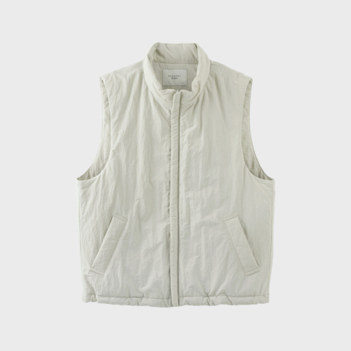 리가즈(REGARDS) Recompy Padding Vest - Light Gray - 사이즈 & 후기 | 무신사
