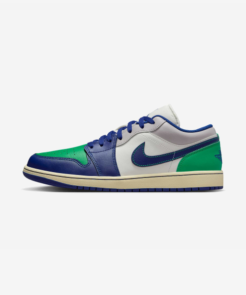 나이키(NIKE) 에어 조던 1 로우 M - 세일:스타디움 그린:뉴트럴 그레이:딥 로얄 블루 / 553558-147 - 사이즈 ...