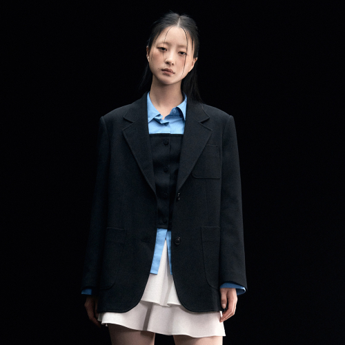 미쏘(MIXXO) [셋업] 오버핏 테일러드 자켓_MIWJKE903G - 사이즈 & 후기 | 무신사
