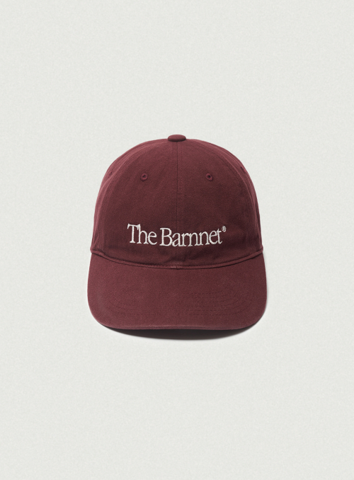 더바넷(THEBARNNET) Logo Ball Cap_Burgundy - 사이즈 & 후기 | 무신사