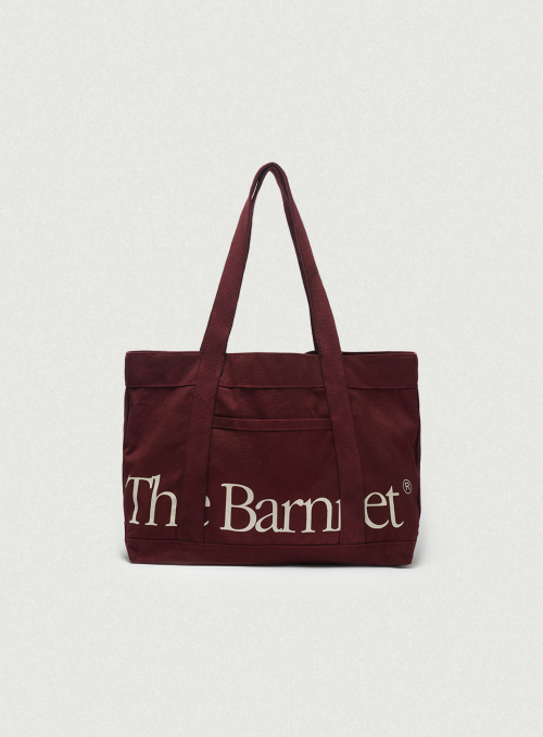 더바넷(THEBARNNET) Canvas Baren Tote Bag_Burgundy - 사이즈 & 후기 | 무신사