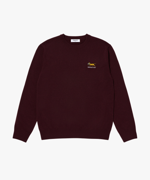 매드캐토스 컨트리클럽(MADCATTOS COUNTRY CLUB) MCC W CREW NECK SWEATER-BURGUNDY ...