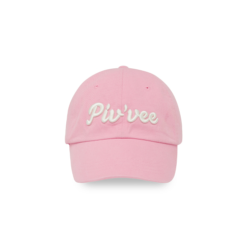 피브비(PIV’VEE) Logo Embroidered Ball Cap (bubble pink) - 사이즈 & 후기 | 무신사