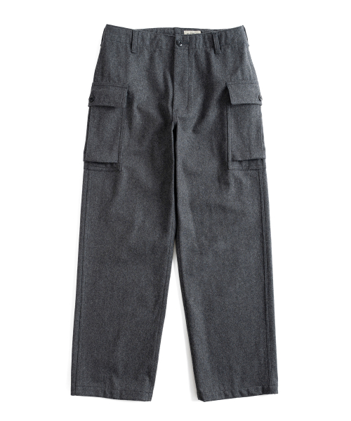 와일드 브릭스(WILD BRICKS) W24 WOOL MILITARY PANTS (grey) - 사이즈 & 후기 | 무신사