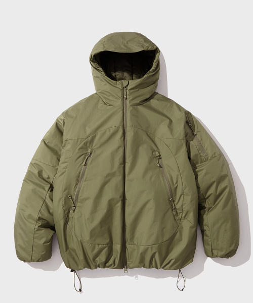 아웃스탠딩(OUTSTANDING) TORAY PRIMALOFT PCU JACKET_SAGE GREEN - 사이즈 & 후기 | 무신사