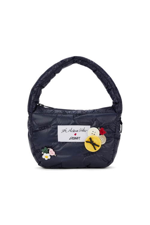다이닛(DEINET) DEINET X TMV CLOUD MINI TOTE BAG IN NAVY - 사이즈 & 후기 | 무신사