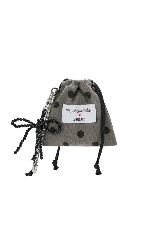 다이닛(DEINET) DEINET X TMV DOT MINI POUCH IN GREY - 사이즈 & 후기 | 무신사
