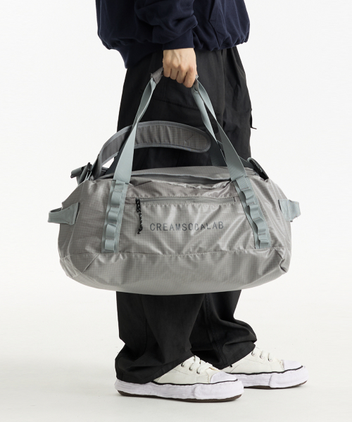 크림소다랩(CREAM SODA LAB) 씨알에스디엘 짐 트레이닝 보스턴 백팩 그레이 - 사이즈 & 후기 | 무신사