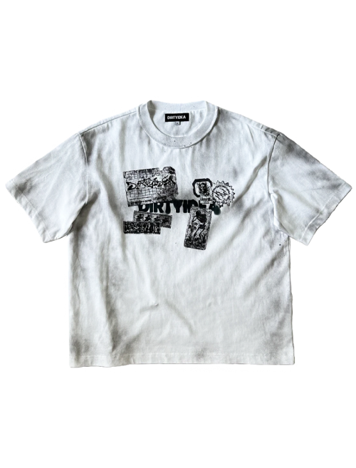 더티아이디어(DIRTYIDEA) DIRTY LINE #004 - Grimy Sticker Tee - 사이즈 & 후기 | 무신사