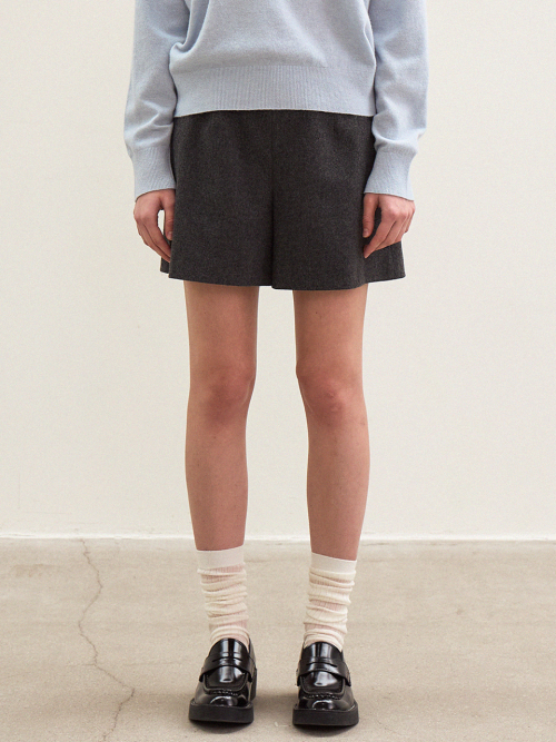 르(LE) classic wool short pants (charcoal) - 사이즈 & 후기 | 무신사