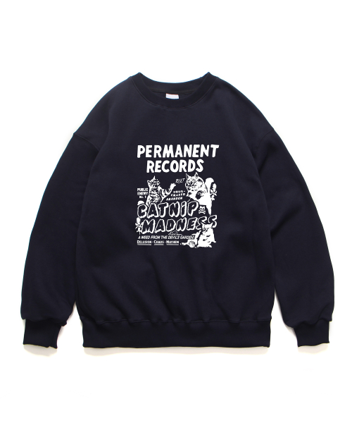 앱놀머씽(ABNORMALTHING) PRR 루즈핏 크루넥 네이비 (PRR CREWNECK NAVY) - 사이즈 & 후기 | 무신사