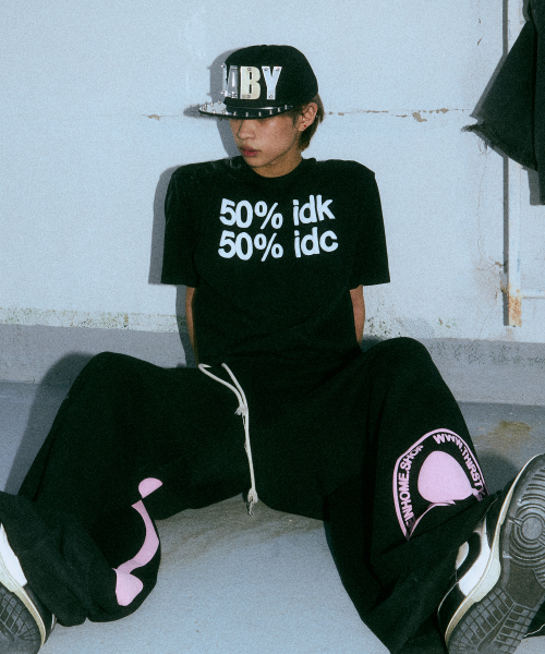떨스티(THIRSTY) 50% TEE BLACK - 사이즈 & 후기 | 무신사