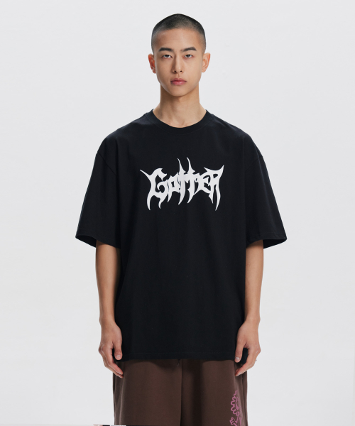 가터갤러리(GOTTER GALLERY) GOTTER BIG LOGO T-SHIRT_BK - 사이즈 & 후기 | 무신사