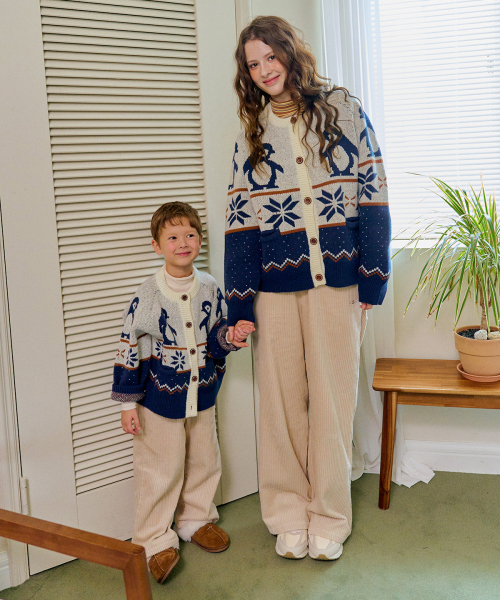 코코모코(COCOMOCO) [ADULT] 찰리 스노우 니트 가디건 - 사이즈 & 후기 | 무신사